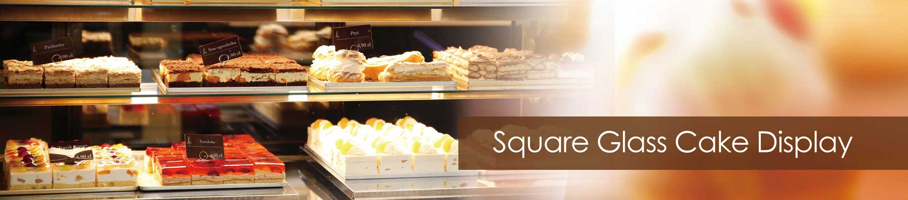 Square Glass Cake Display Supplier Across Australia